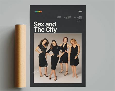 Sex And The City Minimalist Tv Show Poster Aesthetic Wall Decor Sex And The City Minimalist Tv Show Poster Aesthetic Wall Decor