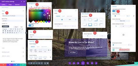 how to use opacity padding and negative margins to layer divi modules