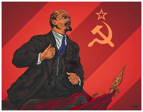 Desenho Animado De Vladimir Lenin