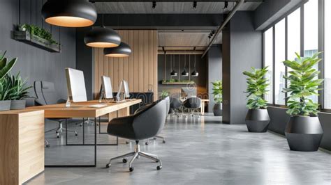 Collaborative Workspace Designed To Enhance Workflow Stock Illustration Illustration Of