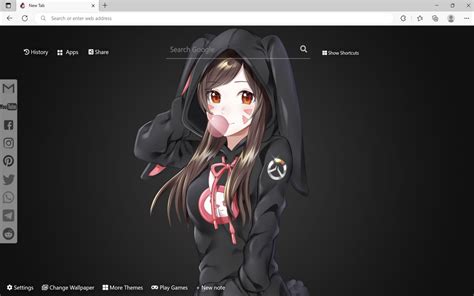 Anime Girl Wallpaper Transform Your Edge Browser