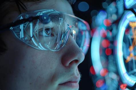 Data Scientist Working With Modern Technology Premium Ai Generated Image