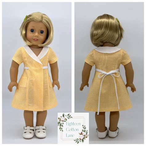 Eighteen Cotton Lane Lets Tidy Up 18 Doll Clothes Pdf Pattern
