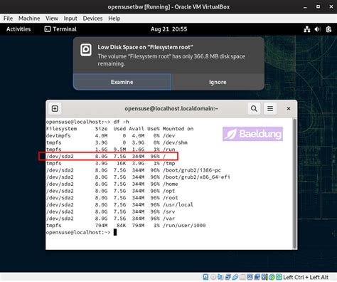 How To Resize Virtualbox Virtual Hard Disk Baeldung On Linux