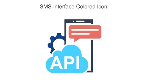 Sms Interface Colored Icon In Powerpoint Pptx Png And Editable Eps Format Ppt Powerpoint