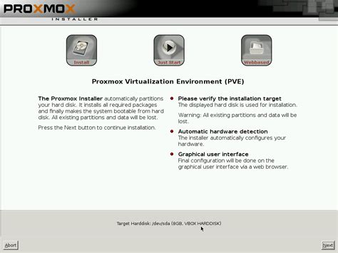 Langkah Langkah Install Proxmox