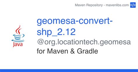 Geomesa Convert Shp 2 12 For Maven Gradle Org Locationtech Geomesa