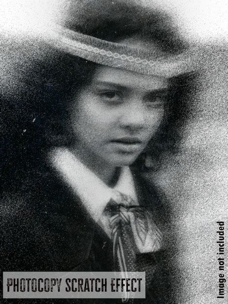 Premium Psd Photocopy Scratch Effect