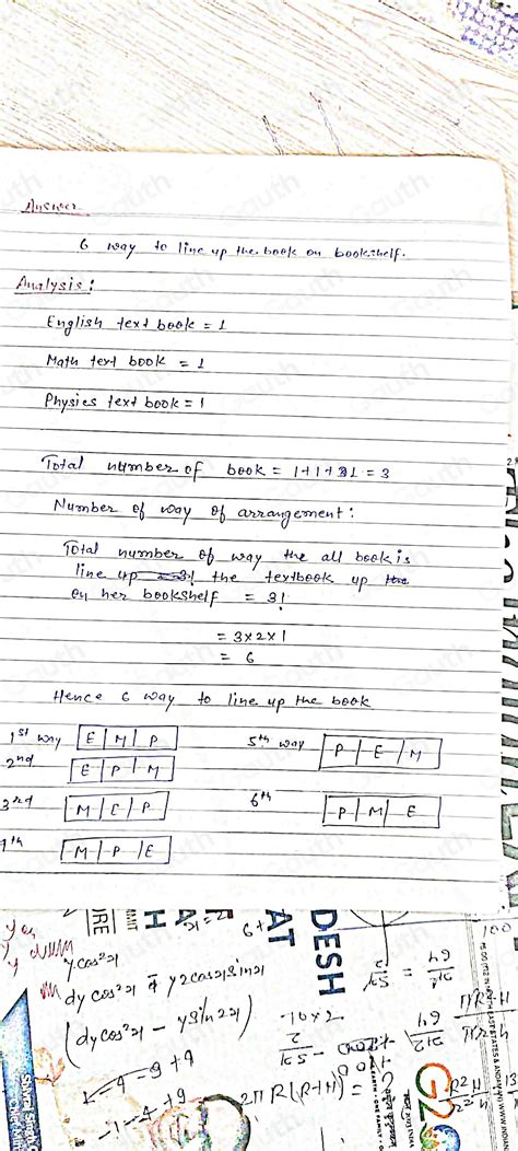 Solved Skylar Is Organizing Textbooks On Her Bookshelf She Has An English Textbook A Math Tex