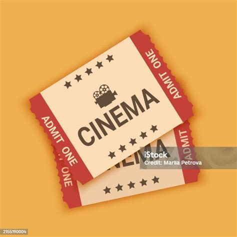 레트로 빈티지 영화 티켓 영화 티켓 템플릿입니다 평면 스타일의 벡터 일러스트 레이 션 0명에 대한 스톡 벡터 아트 및 기타 이미지 0명 1인 입장 허가 개념 Istock