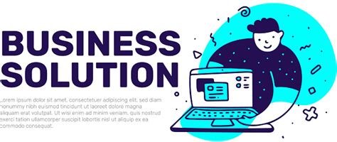 Kreative Vektorgrafik Dicker Mann Mit Laptop Und Text Auf Weißem