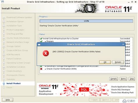 Installation Oracle11gr2 Rac Grid安装 关系型数据库 亿速云