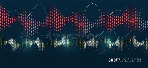 big data visualization information analytics concept abstract stream