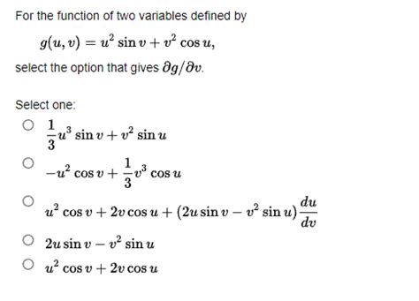 Solved For The Function Of Two Variables Defined By Chegg