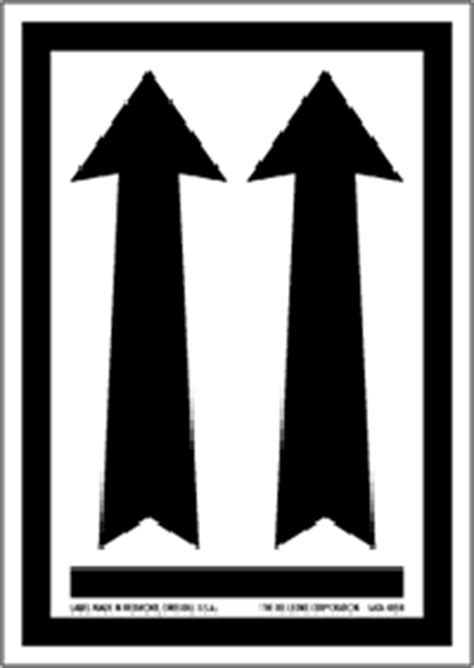 Up Arrow Label Arrow Label Shipping Label Boatman Marking