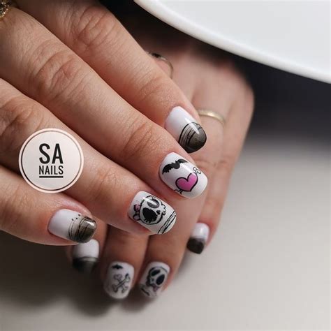 Маникюр на хеллоуин Маникюр на хеллоуин Маникюр Хэллоуин