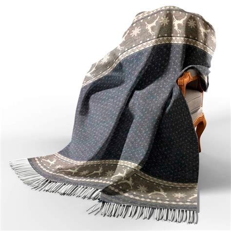 Плед Мериносовий Олені синій Love You 140 X 200 см 910195 — купити на Eva Ua — ціна 1250 грн