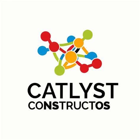 Logo Design For Catalyst Constructors Dynamic Catalyst Molecule