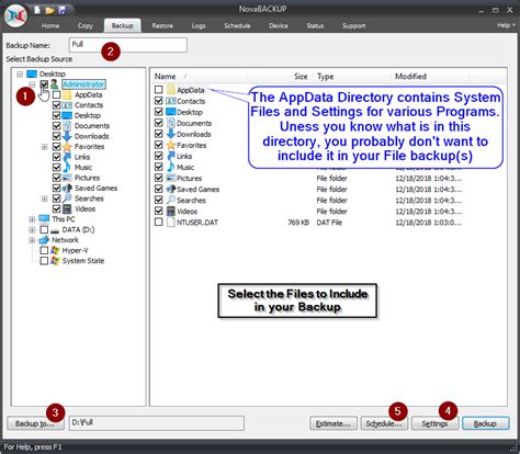 [guide] standard backup schedule with retention novabackup support