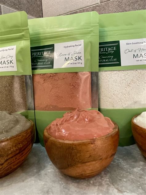 Natural Clay Facial Masks Moisturizing Facial Masks Natural Skin Care