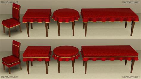 Dining Set With Cloth The Sims 3