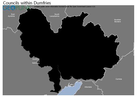 Map And Details For Dumfries And Galloway Council Local Authority