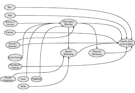 1 Hypothesized Model Of Relationships Between Predictors Of