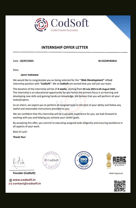 Webdevelopment Internshipopportunity Codsoft Gratitude