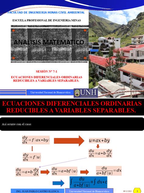 Edo Reducibles A Variables Separables Pdf Ecuaciones Objetos