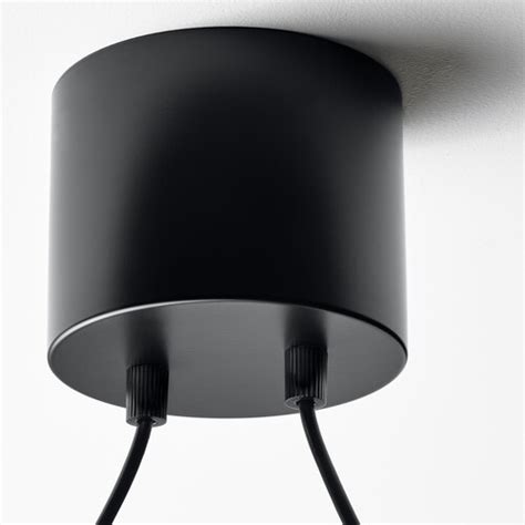 Ackja Pendant Lamp Wave Shapedblack 60 Cm Ikea