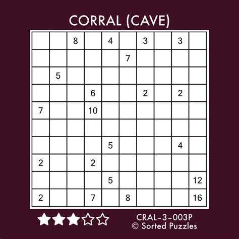 Corral CRAL 3 003P Sorted Puzzles Corral CRAL 3 003P Sorted Puzzles