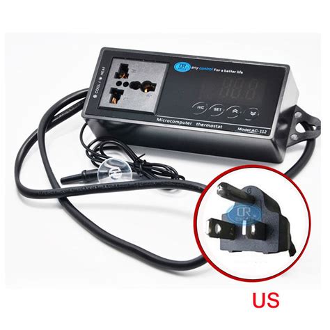 Line Volt Thermostat With Remote Temp Sensor