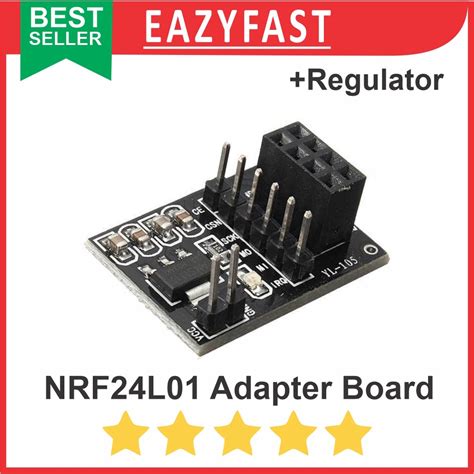 Jual Nrf24l01 Socket Adapter Board Converter Arduino With 33v Regulator Shopee Indonesia
