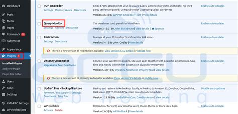 how to debug wordpress performance issues with query monitor plugin