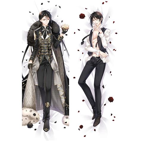 일본 애니메이션 다키마쿠라 쿠로시 츠지 블랙 버틀러 세바스찬 시엘 포옹 바디 베개 커버 침대 베개 케이스 긴 쿠션 커버베개 케이스 Aliexpress