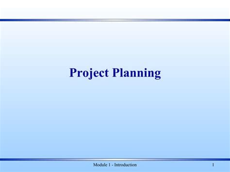 Project Planning Estimation Ppt