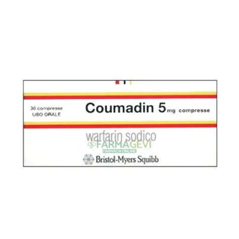 Coumadin Foglietto Illustrativo Farmagevi