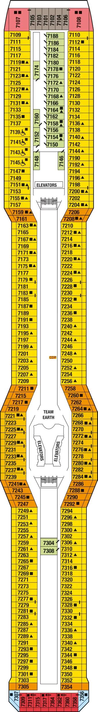 Celebrity Solstice Sunrise Deck Plan Cruisedeckplans Com
