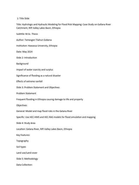 1 Sample Ppt Templete Pdf Flood Earth Sciences