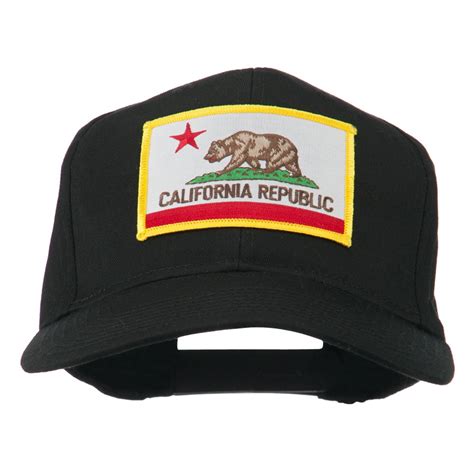 California State High Profile Patch Cap Black Osfm