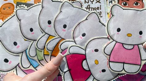 Хеллоу Китти💟Бумажные Сюрпризы 🌸Распаковка[3]Марин ка Д Youtube