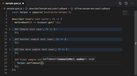 settimeout talking about testing
