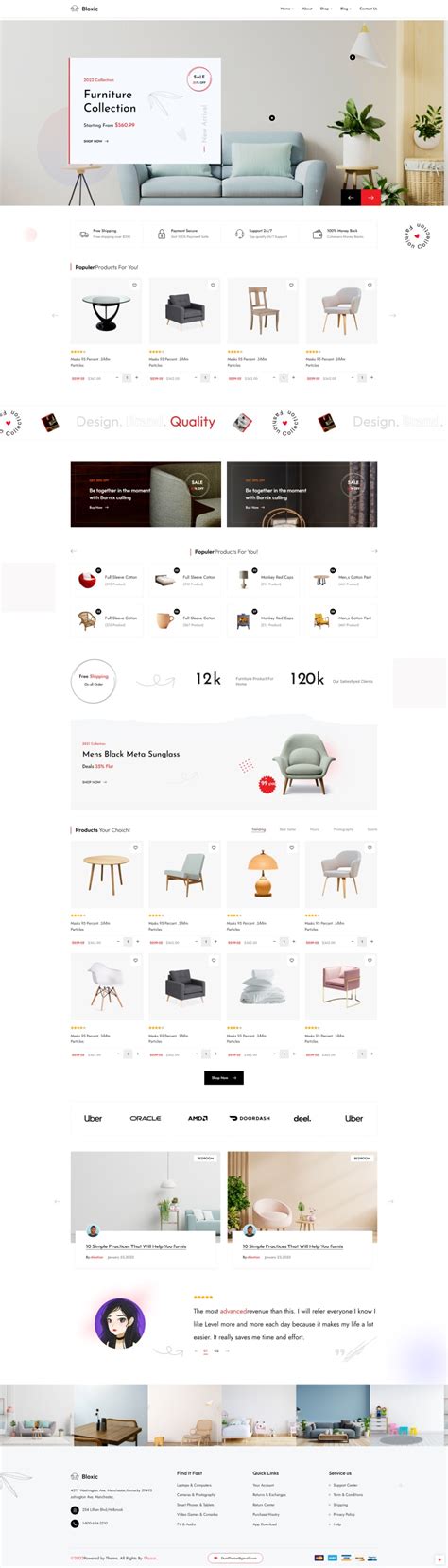 家具销售网站整站源码，家具商城网页设计与制作模板 17素材网