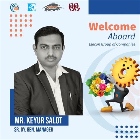 Welcomeaboard Newteammember Newjoiner Welcometotheteam Welcomenewemployee Elecon