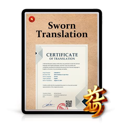 Notarized Sworn Translation Notary24 Online Notary Services
