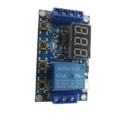 6 30V 1 Channel Power Relay Module With Adjustable Timing Cycle Rajiv Electronics