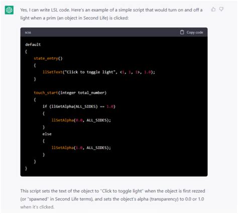 Chatgpt Can Teach You Lsl And Even Write Code For You — Kinda Hypergrid Business