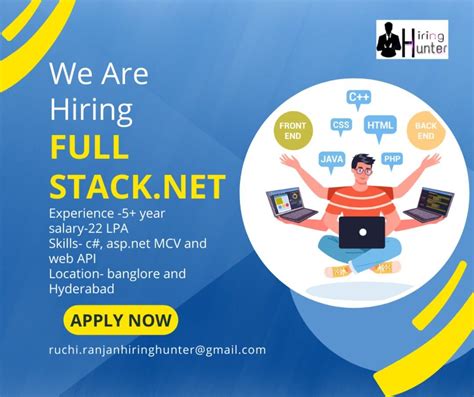 Hiring Hiring Hiring Connections Dotnetdeveloper Fullstackdeveloper Ruchi Ranjan