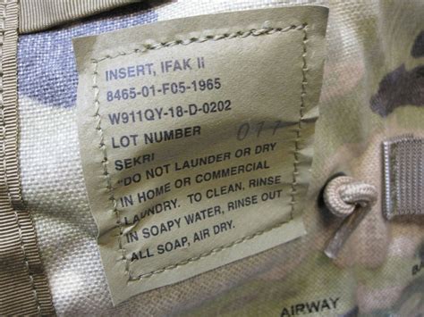 New Acu Army Ocp Ifak Ii First Aid Kit Medic Pouch And Insert Multicam Empty Centex Tactical