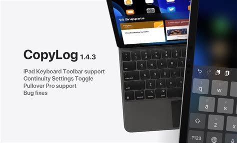 [update] Copylog 1 4 3 With Ipad Keyboard Toolbar Support R Jailbreak